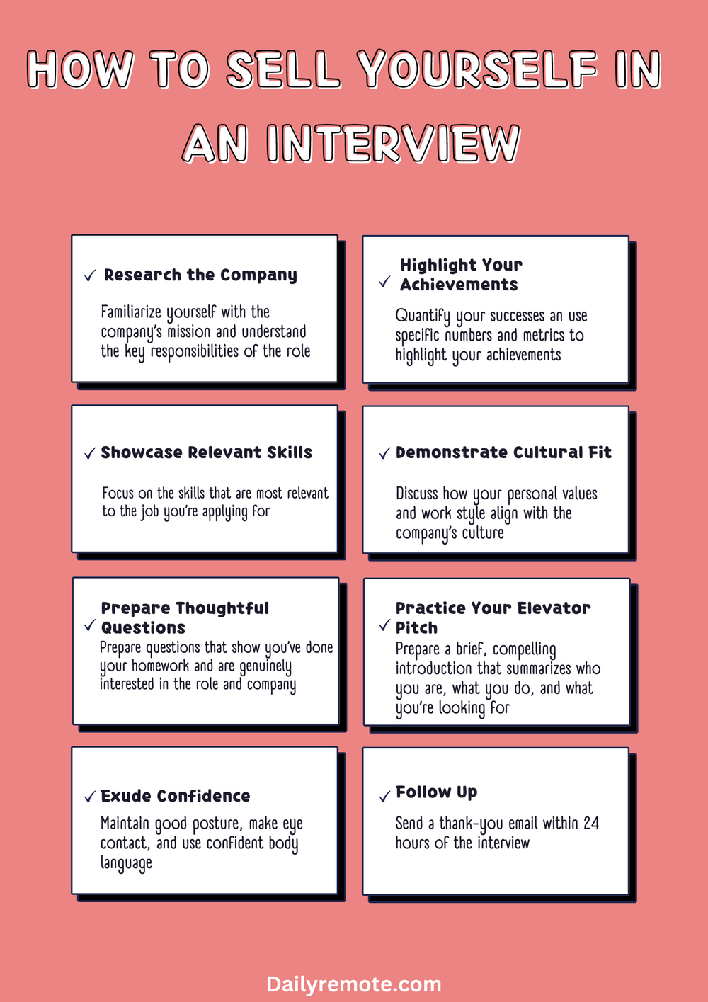 How To Sell Yourself in an Interview